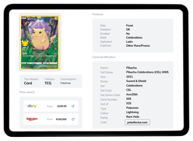 Build Your Own Trading Card Game Identifier With Our API - Ximilar: Visual AI for Business